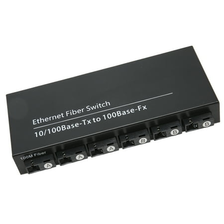 Fiber Transceiver With SC Port, 100Mbps Ethernet, 25km Range, Plug And ...