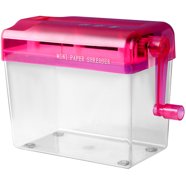 Portable Hand Shredder, Mini Desktop A6 Paper Shredder and Letter ...