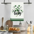 Anhility St. Patrick's Day Kitchen Towels, Green Decorative Hand Towels ...