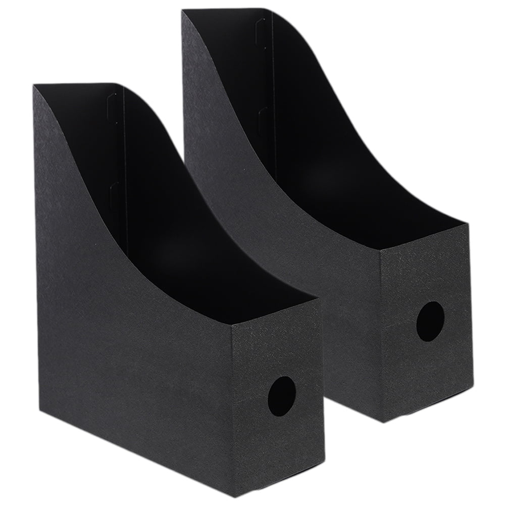 Shisuyan 2pcs Magazine Organizer Desktop Document Rack Desk Book Organizer Desktop Case 27.00x24.00x9.00cm