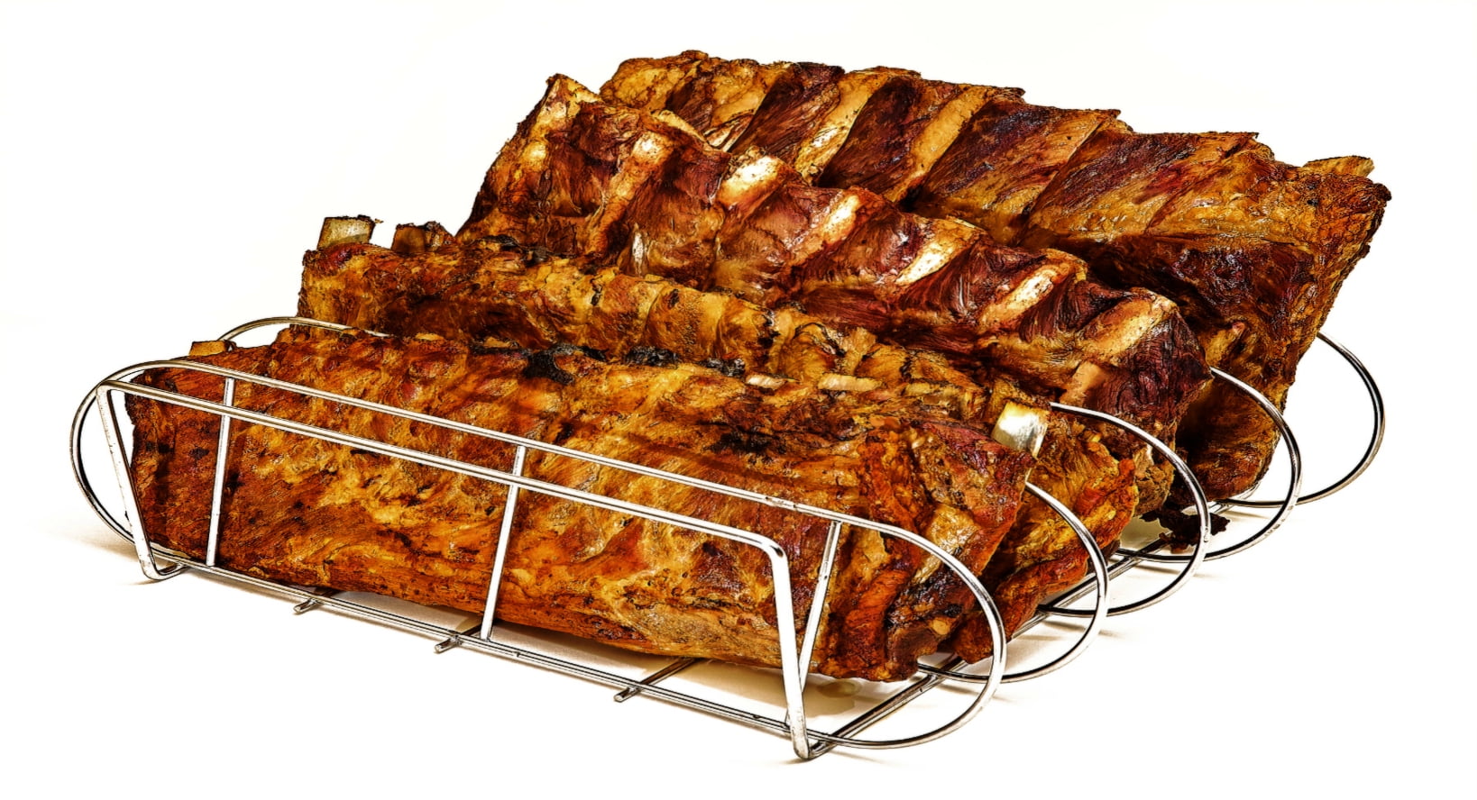 HiveSun - Extra Large Rib Rack - Holds Beef AND Pork Ribs - 304 ...