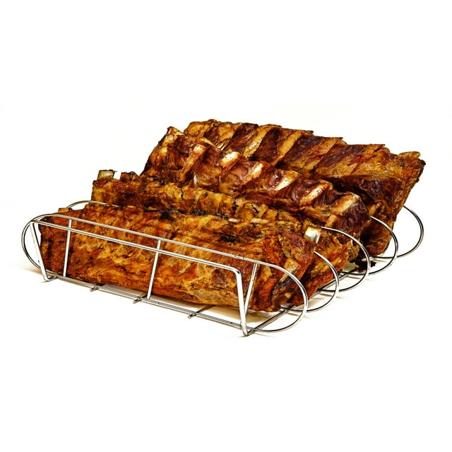 HiveSun - Extra Large Rib Rack - Holds Beef AND Pork Ribs - 304 ...