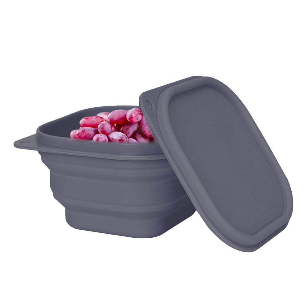 Stretchable Silicone Bowl Lightweight Portable Reusable Bowl for Work ...