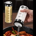 Pepper Shaker 4 Lid Adjustable Glass Bottle Seasoning Cans With Non For ...