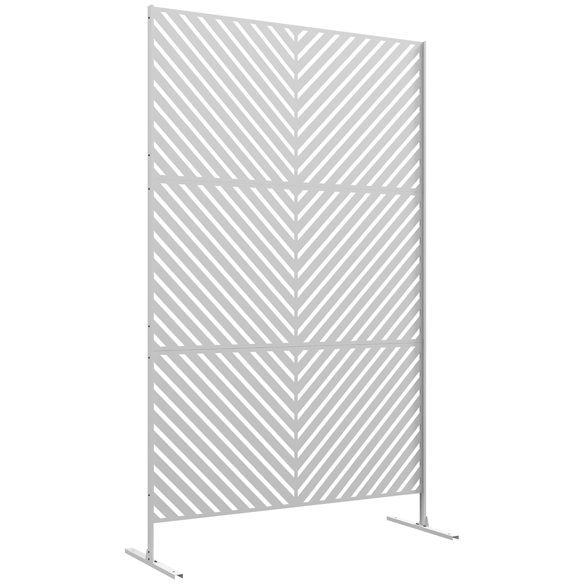 Click here for Outsunny Metal Privacy Screen W/ Expansion Screws... prices