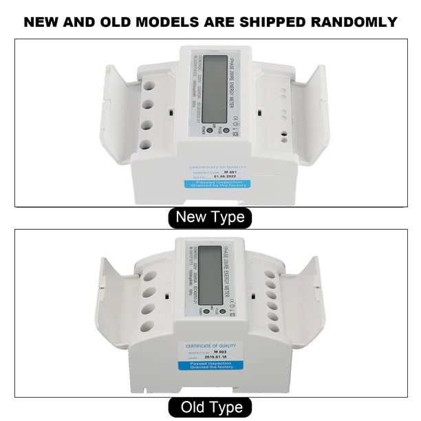 DDM75SC Din Rail KWh Meter,Electric Meter Energy Meter Single Phase 4P ...