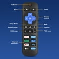 ( Pack of 2) Replacement Remote Control for All Roku Smart TVs, with 8 ...