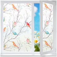 Collections Etc Removable Patterned Cut to Fit Window Static Clings ...