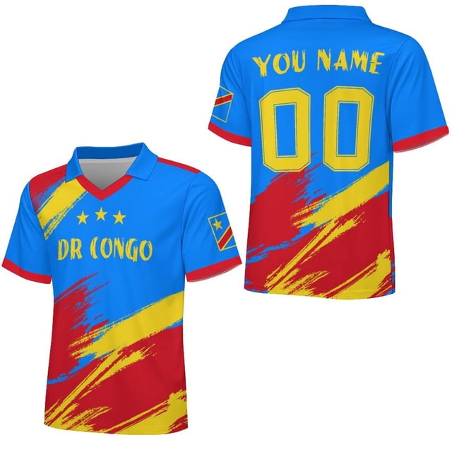 Custom Soccer Jersey 2026 - Personalized Dr Congo Jersey Shirt Short ...
