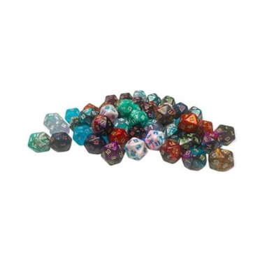 Brybelly Holdings GDIC-1008 Random Polyhedral Dice, Series II - Pack of ...