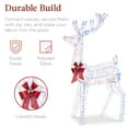 Best Choice Products 3-Piece Rattan Deer Set, Lighted Christmas Outdoor ...