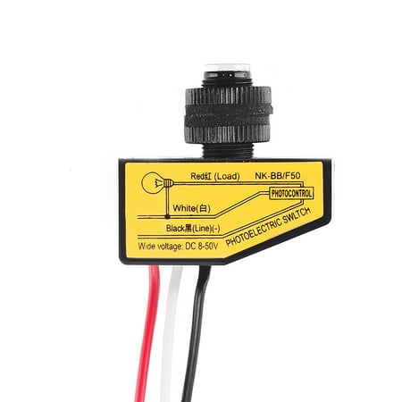 Onever DC 12V 24V 36V 48V Dusk To Dawn Light Sensor Control Switch ...