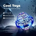 Flying Orb Ball Toy, Flying Mini Drone Ball for Kids,Magic Hover Spinner,Cosmic Globe Light Up ...