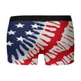 Mens Independence Day Printed Underwear Breathable Trend Novel Digital 3d Printed Boxers