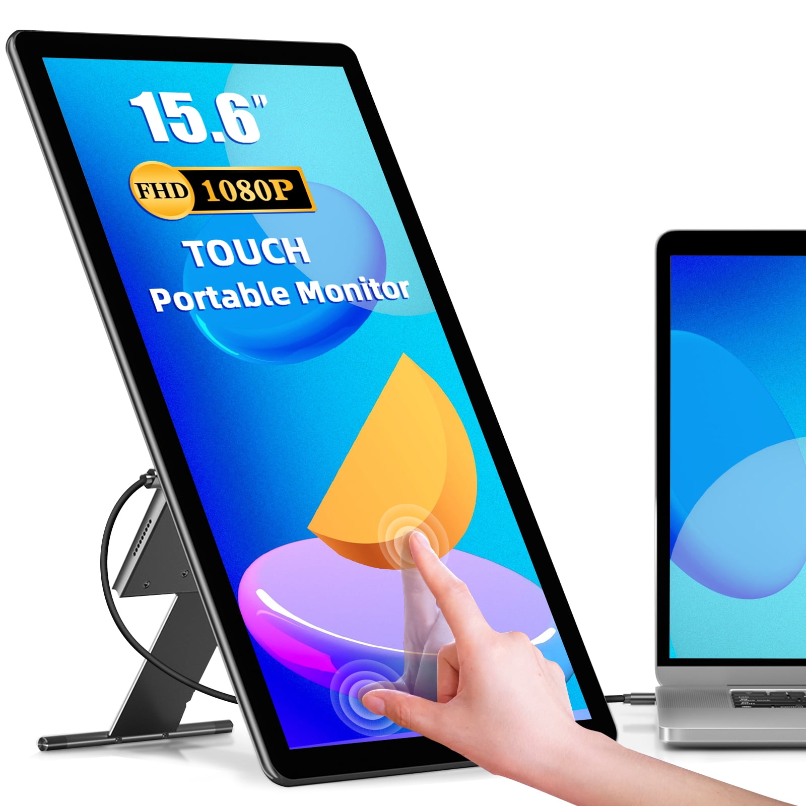 15.6" Touchscreen Portable Monitor 1080P Unify y FHD IPS LCD Display ...