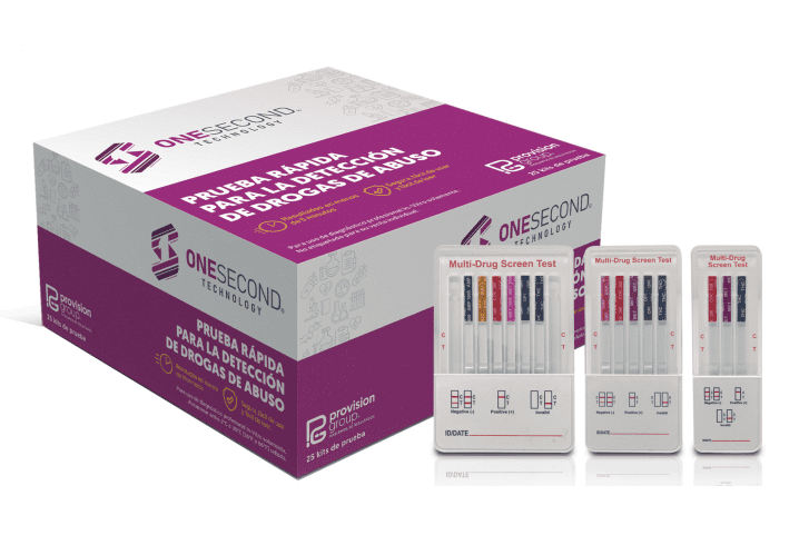 PRUEBA ANTIDOPING 3 PARAMETROS CAJA/25 pz ONE SECOND PANEL DE 3 ...