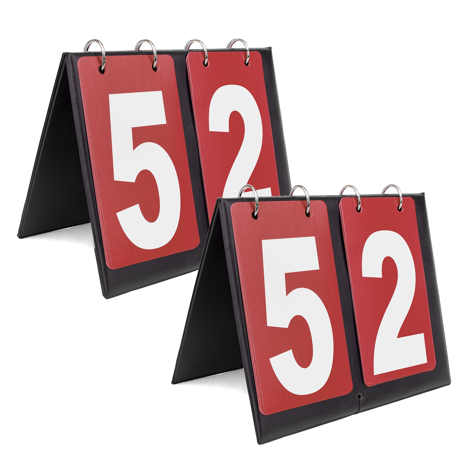 GOGO 2 Sets Portable Tabletop Sports Scoreboards Scorekeeper 00-99-Red ...