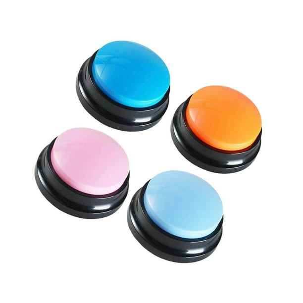 4Pcs Sound Button 30s Speaking Buttons Recordable Talk Button for Dogs ...