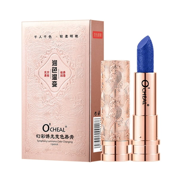 Lápiz labial hidratante con caroteno de maquillaje colorido, lápiz ...