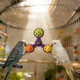 Pet Bird Interactive Toy For Cage Rotation Windmill Entertainment With ...