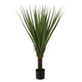 Vickerman 5' Artificial Pandanus Palm Tree in a Black Plastic Pot ...