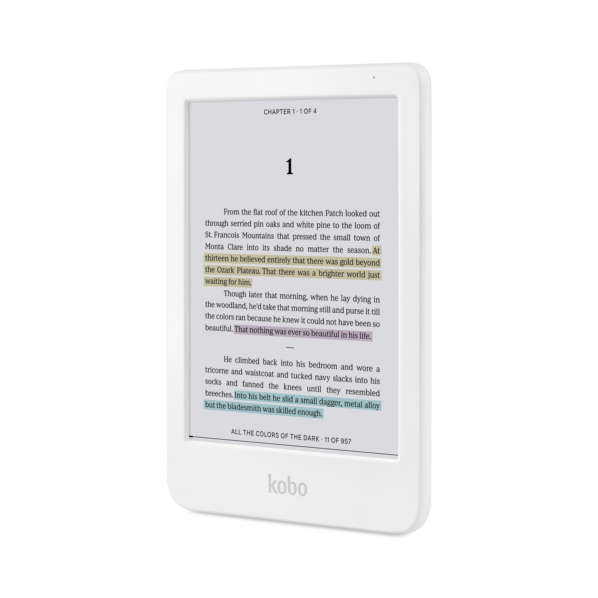Click here for Kobo Clara Colour 6 Ereader In White 6 prices