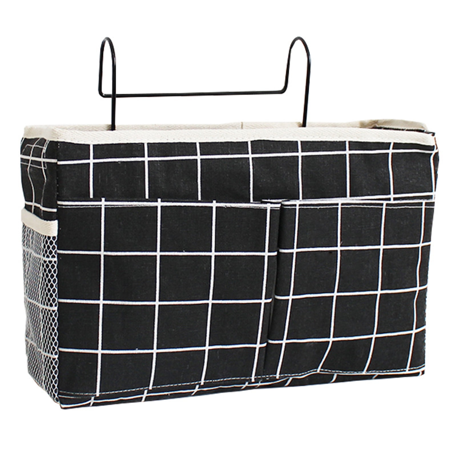 Bedside Caddy with Side Mesh Pocket Hanging Storage Organizer for Bunk ...