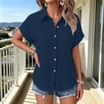 Classic Everyday Button Front ’s Shirt With Solid Color Casual Fit For ...