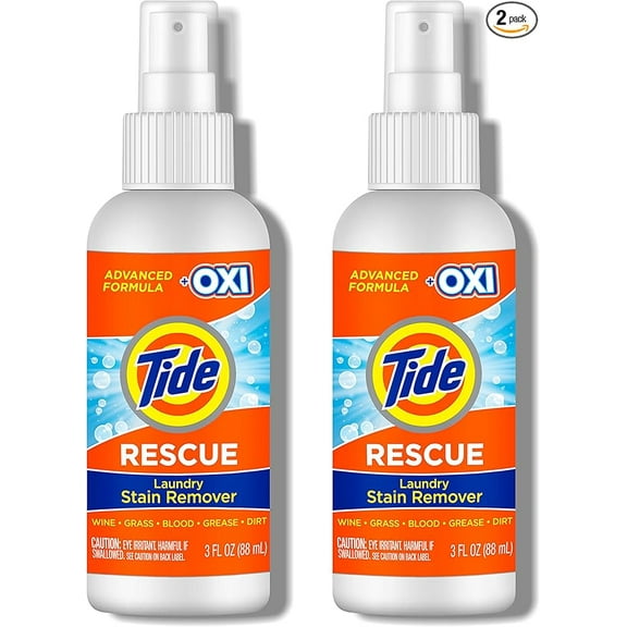 Tide Laundry Stain Remover with Oxi 3oz Pack of 3 for Clothes ...