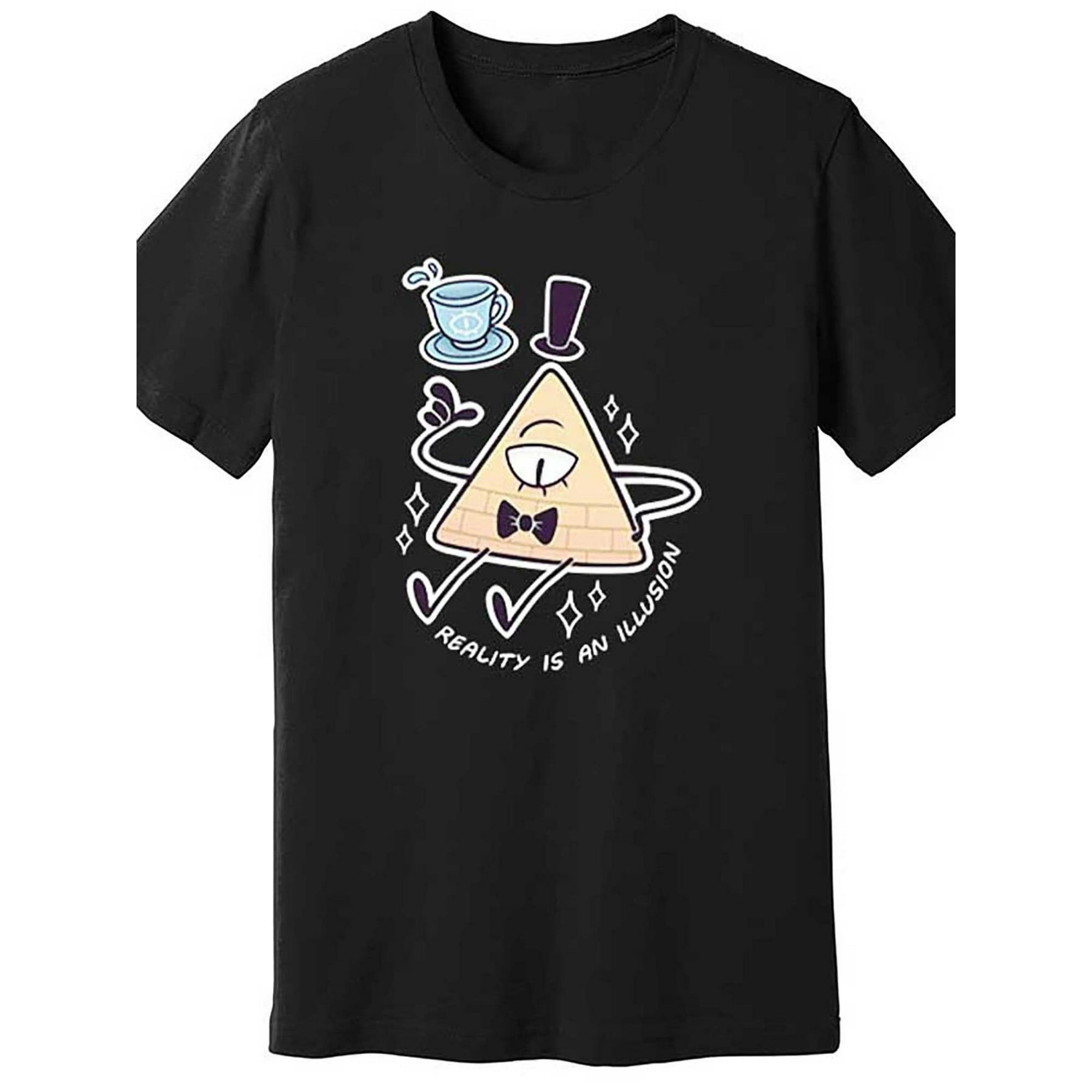 Click here for Generic Mens Black Cotton T-Shirt With Bill Cipher... prices