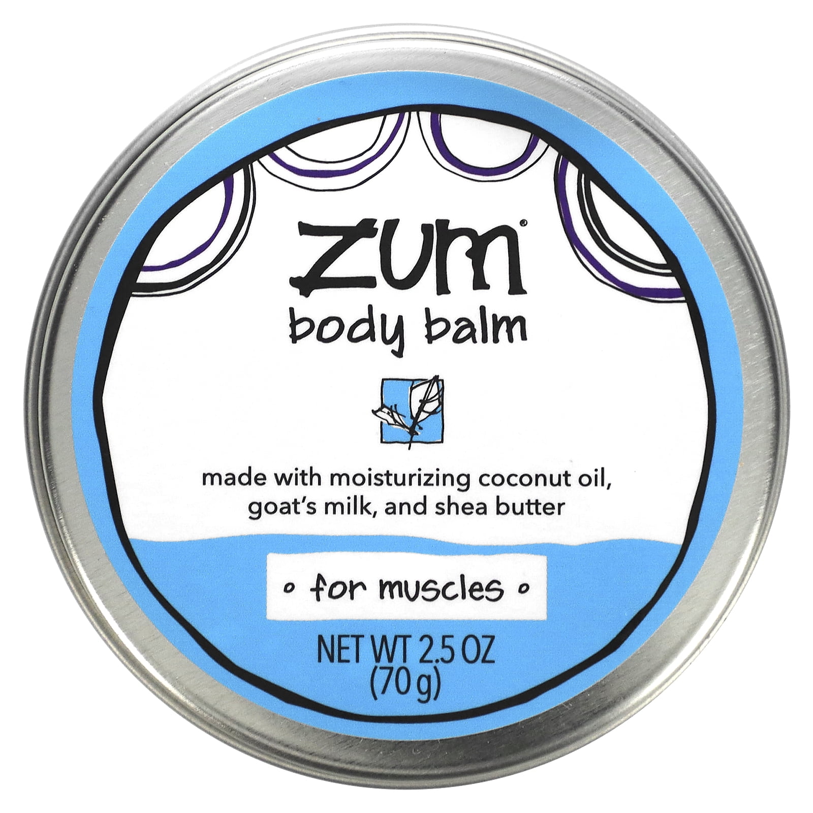 Zum Body Balm for Muscles, 2.5 oz (70 g), ZUM - Walmart.com