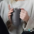 Swig Life 18oz Insulated Stainless Steel Travel Mug with Handle, Non ...