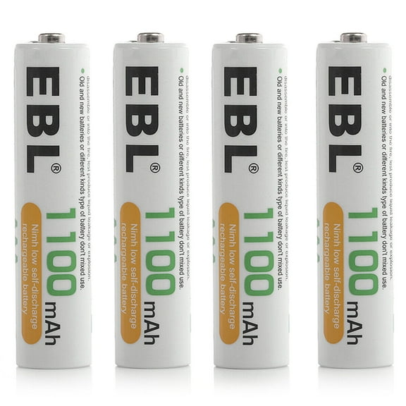 EBL AA AAA Rechargeable Batteries 2800mAh 1100mAh NI-MH 1.2V Battery ...
