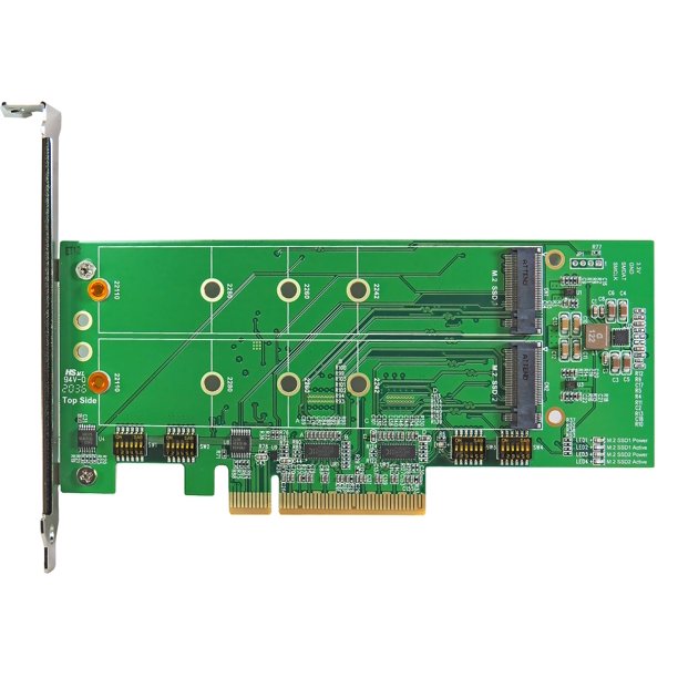 SlimSAS 8i (SFF-8654) to PCIe x8 Slot Adapter - Walmart.com