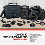Canon Rebel T7 DSLR Camera with 18-55mm Lens Kit, Carrying Case ...