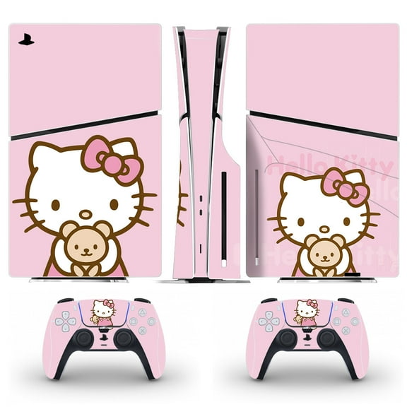 Full Body Vinyl Skin Stickers for PS4 Slim Console and Controllers ...