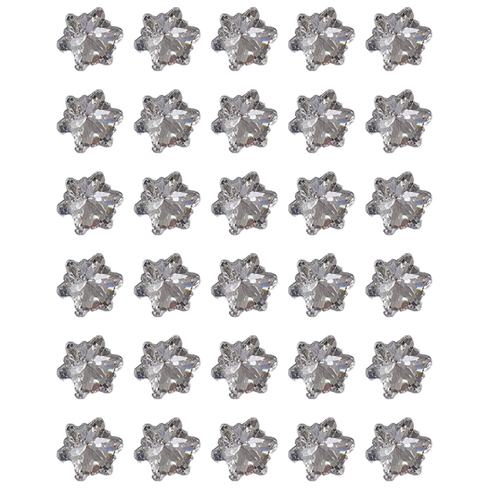 DIY Craft Shiny Flat Back Glass Crystal Stones Set Jewels Nail Decorate ...