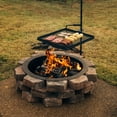 Titan Great Outdoor 38in Dia Metal Fire Pit Liner, DIY Above or In ...