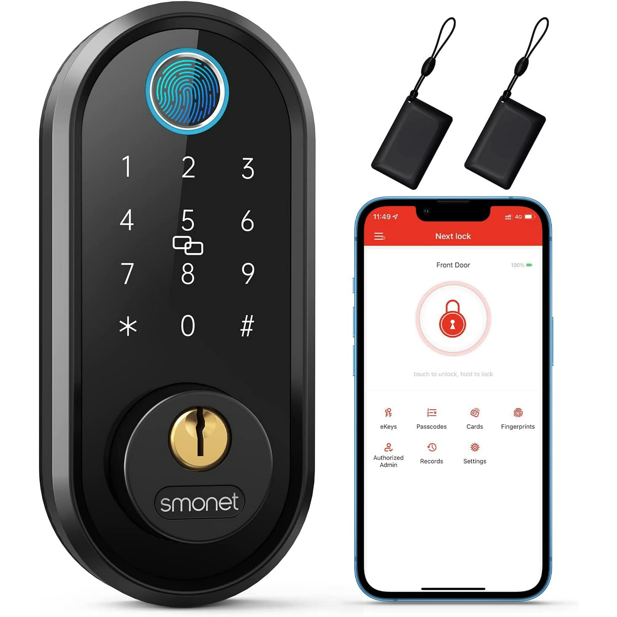 Click here for Smonet Smart Lock Fingerprint Door Lock Smart Dead... prices