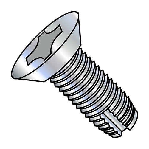 4-40X5/16 Phillips Flat Undercut Thread Cutting Screw Type 1 Fully ...