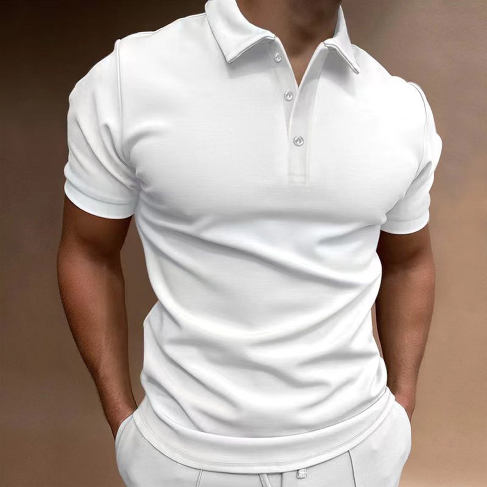 Click here for Lcziwo Mens Short Sleeve Zipper Polo Shirts Casual... prices