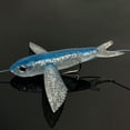 Fly Fishing Hook Lures with Realistic 3D Eye Concealed Hook Space 360 ...