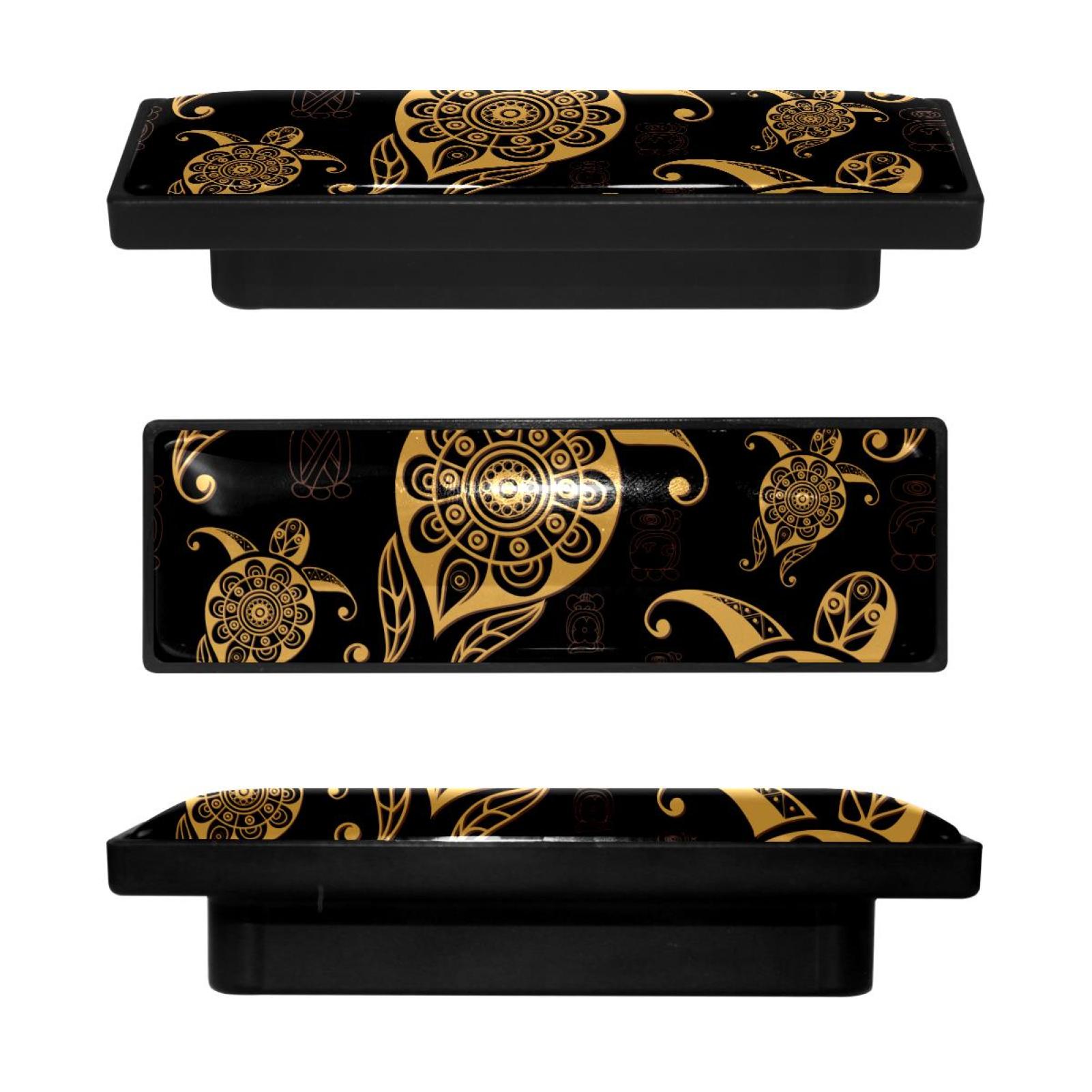 4 Pcs Rectangle Cabinet Handle Cupboard Knob Drawer Pulls Handle Turtle ...