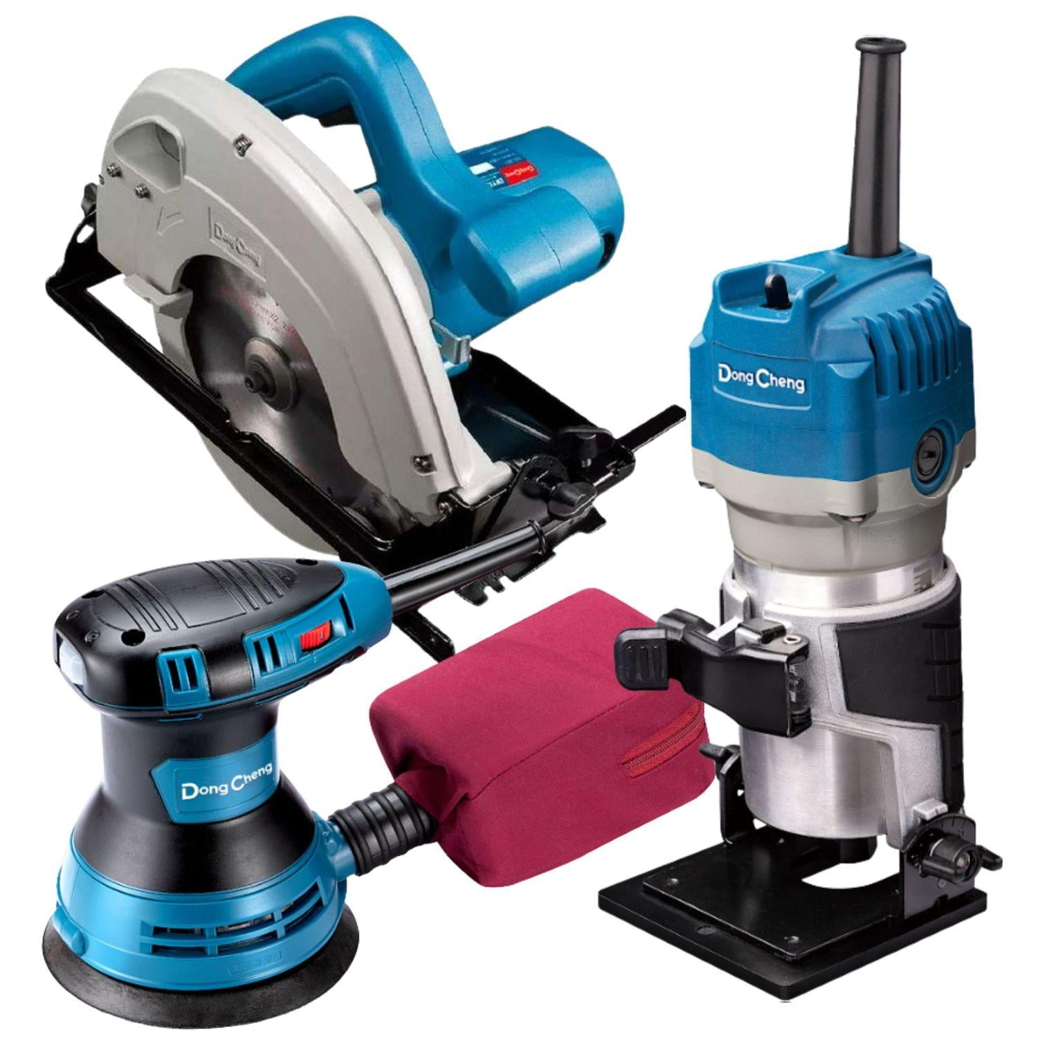 Sierra Circular Dc + Lijadora Roto Orbital + Router 110v | Walmart en línea