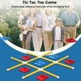 Giant Tic Tac Toe & Bean Bag Toss Game for Children & Adults, Indoor ...