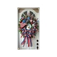 4th of July Patriotic Hanging Background curtain with Tie Rope, Easy ...