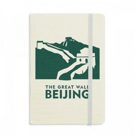 Great Wall Urban Tourism Beijing China Notebook Official Fabric Hard ...