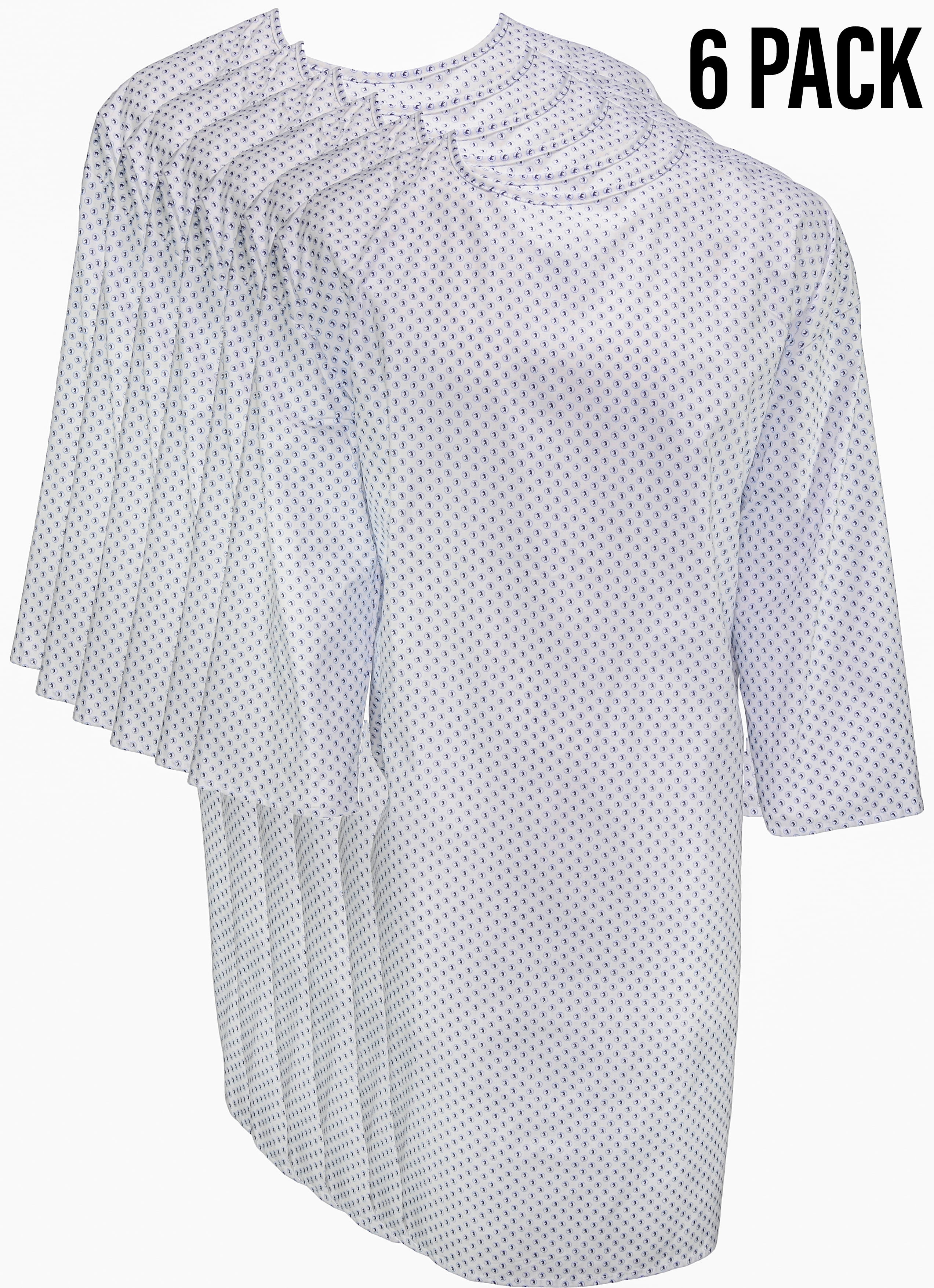 Profound Care Hospital Gown 6 Pack - Patient Gowns Fits Up to 2XL ...