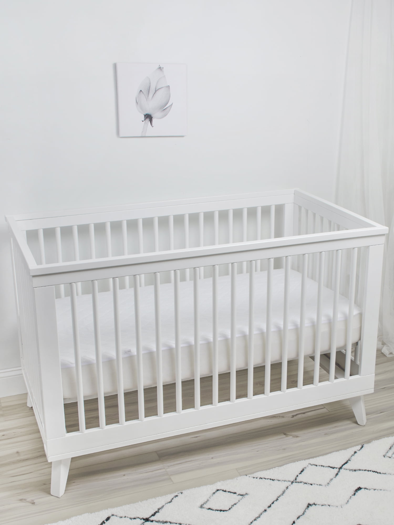 Parents Choice Baby & Toddler PEVA Sheet Sets Neutral White Fitted ...