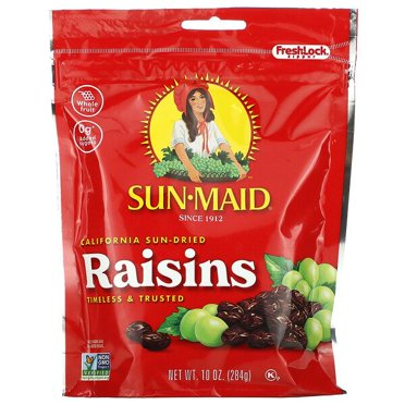 Sun-Maid California Golden Raisins, 1 Oz., 6 Count - Walmart.com